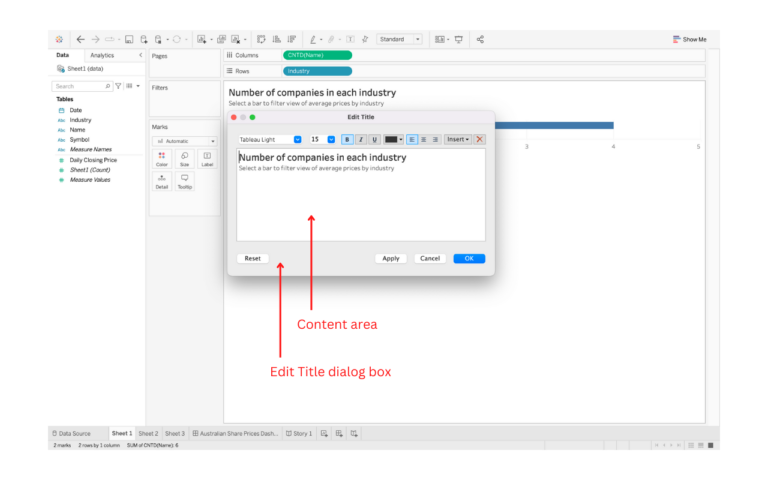 The Tableau Desktop Workspace Interface Guide